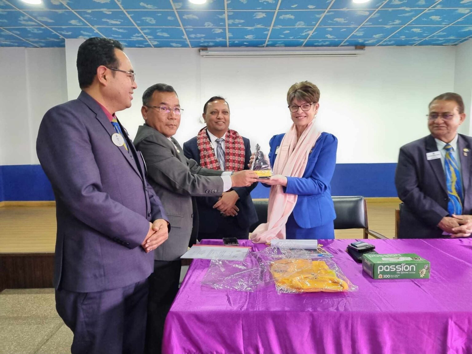 Welcoming Lions Clubs International President Dr. Patti Hill at our ...