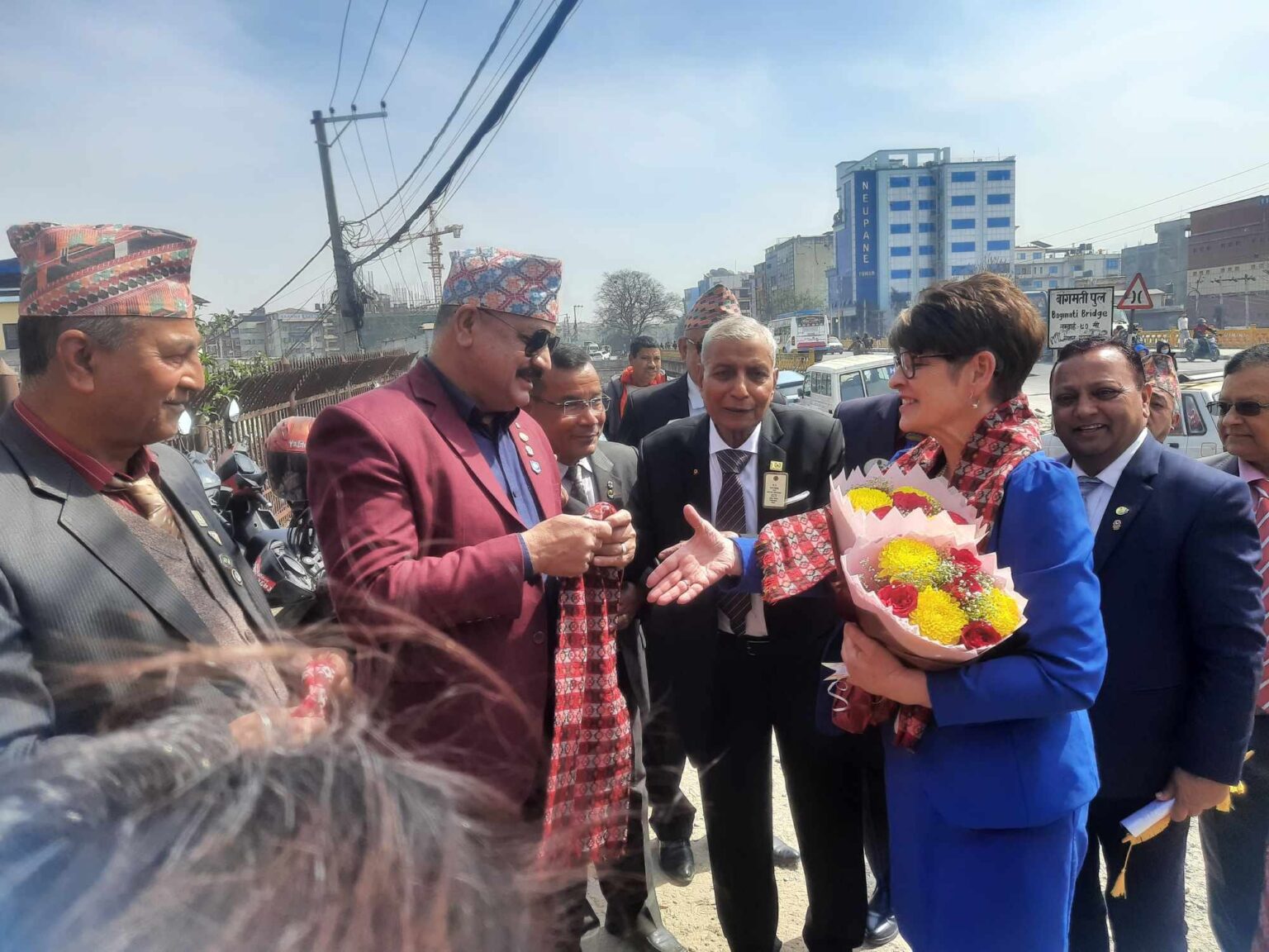 Welcoming Lions Clubs International President Dr. Patti Hill at our ...